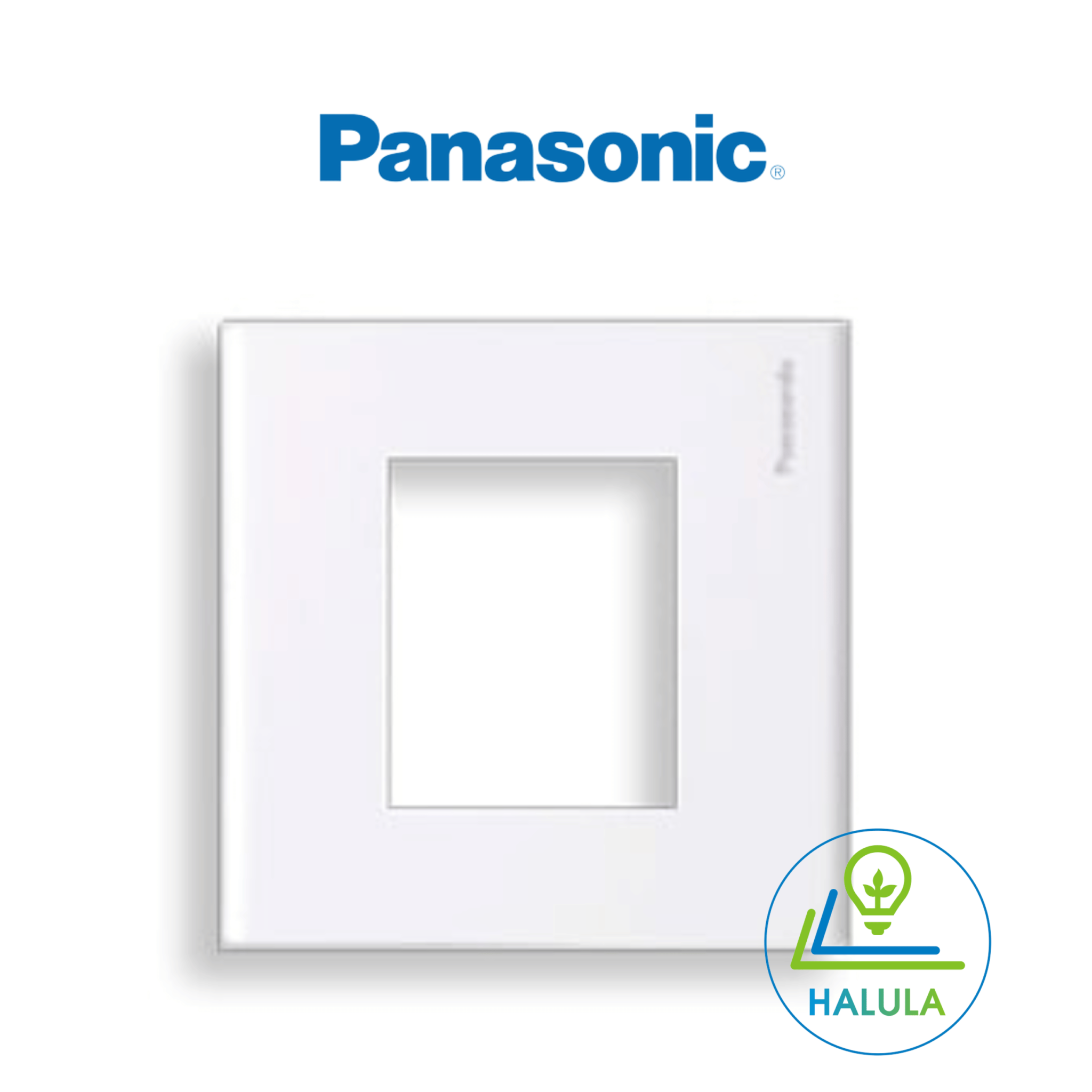 Mặt vuông dành cho 2 thiết bị Panasonic WEB7812SW – Halula